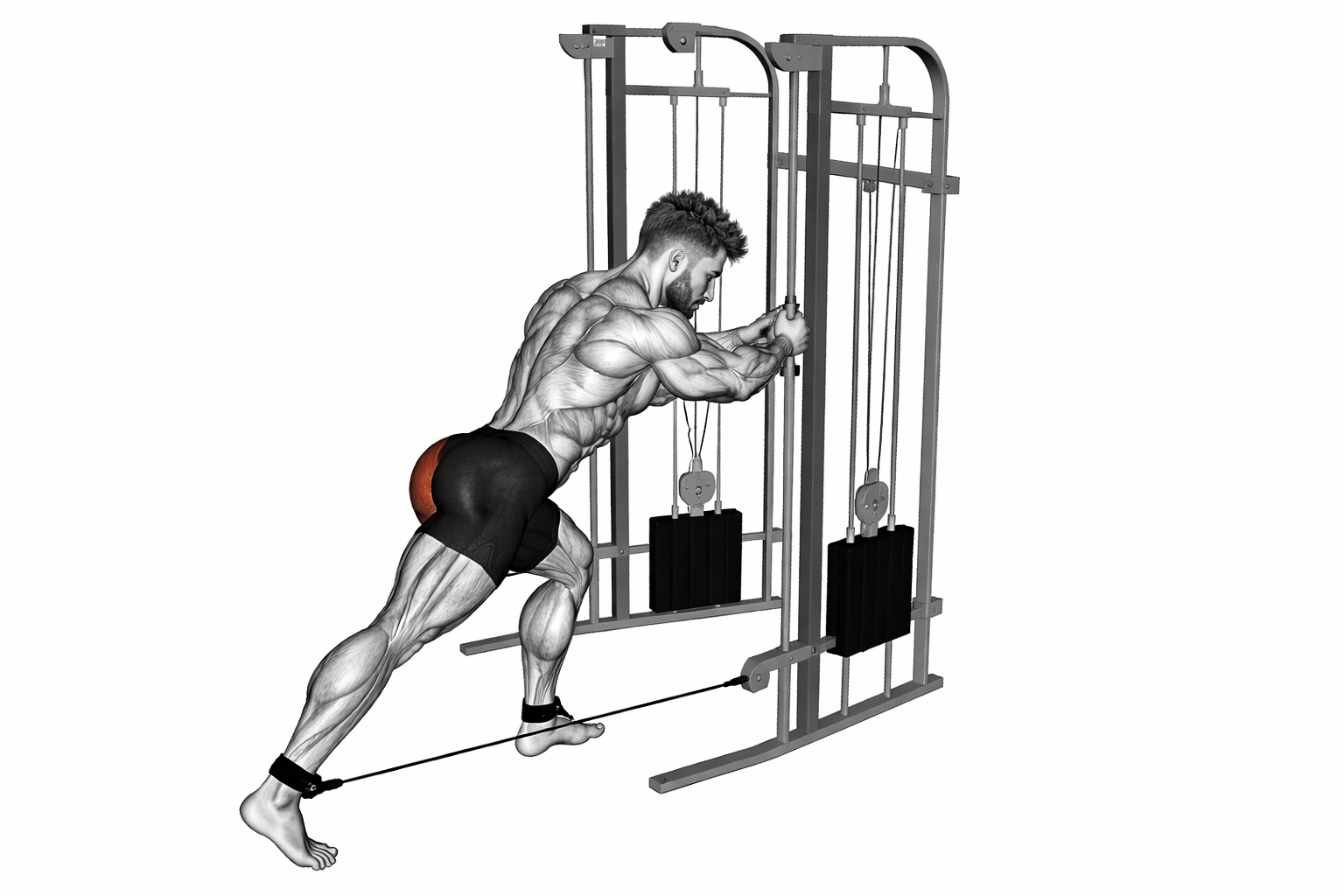 Hip Extension | Glute & Posterior Chain Exercise Animations