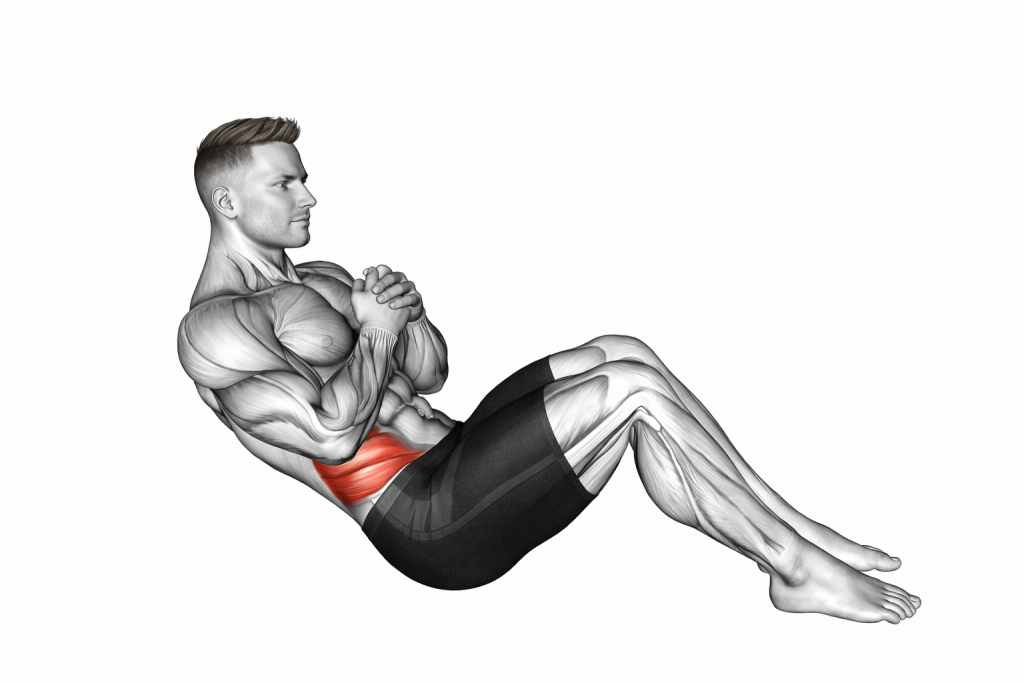 Russian Twist GIF | Core Rotation Exercise Animations