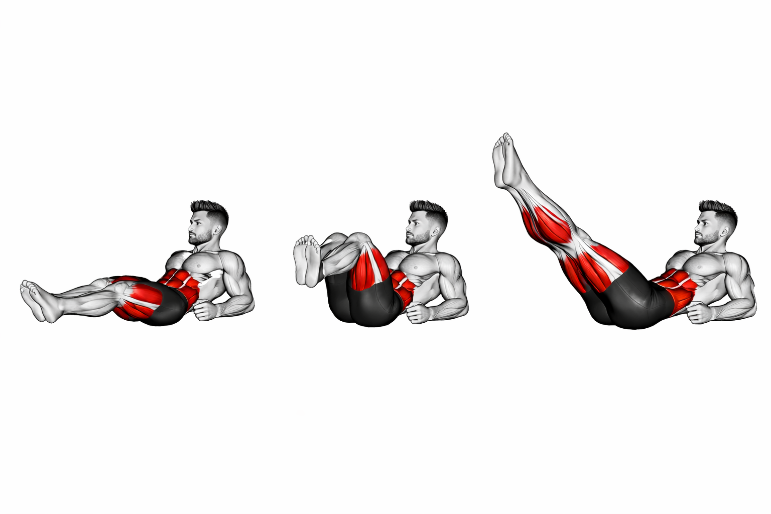 Half Seated Leg Circle | Hip Mobility Exercise Animations
