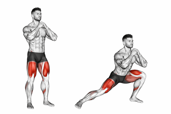 Side Lunge | Lateral Leg Exercise Animation